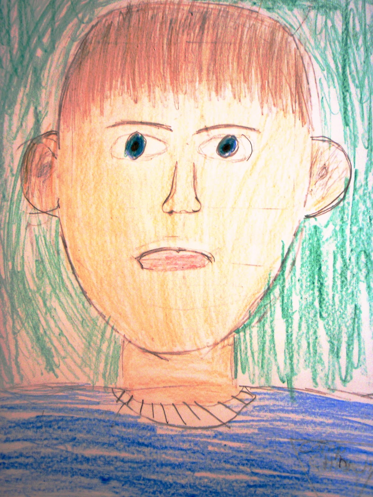 Waitsfield Elementary Art: Self Portraits by Mr. Greenleaf's Class