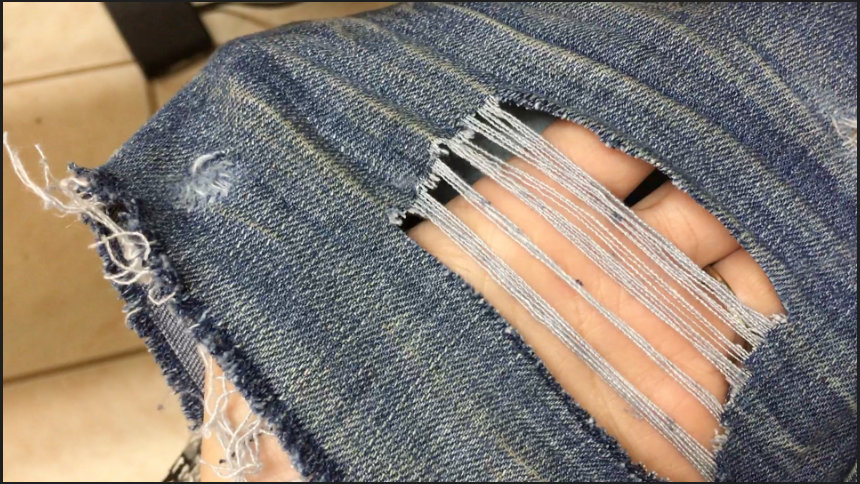 Create Kids Couture: Distressing Denim Tutorial