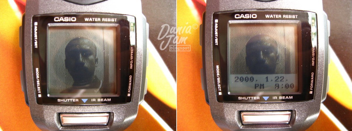 DUNIA JAM: Casio Wrist Camera WQV-1 - salah satu inovasi pertama di ...