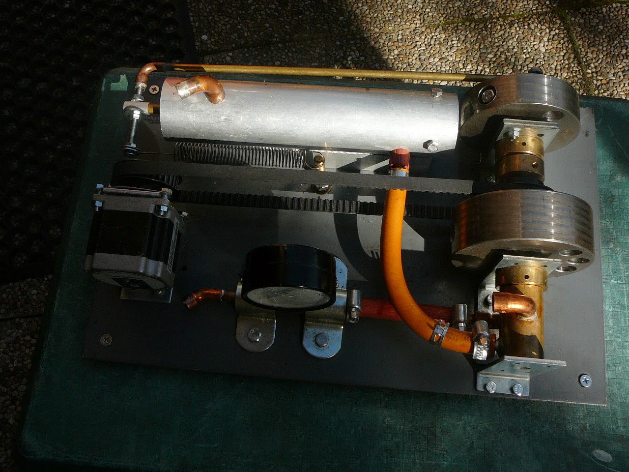 Parní stroje: Pístový parní motor PM-08