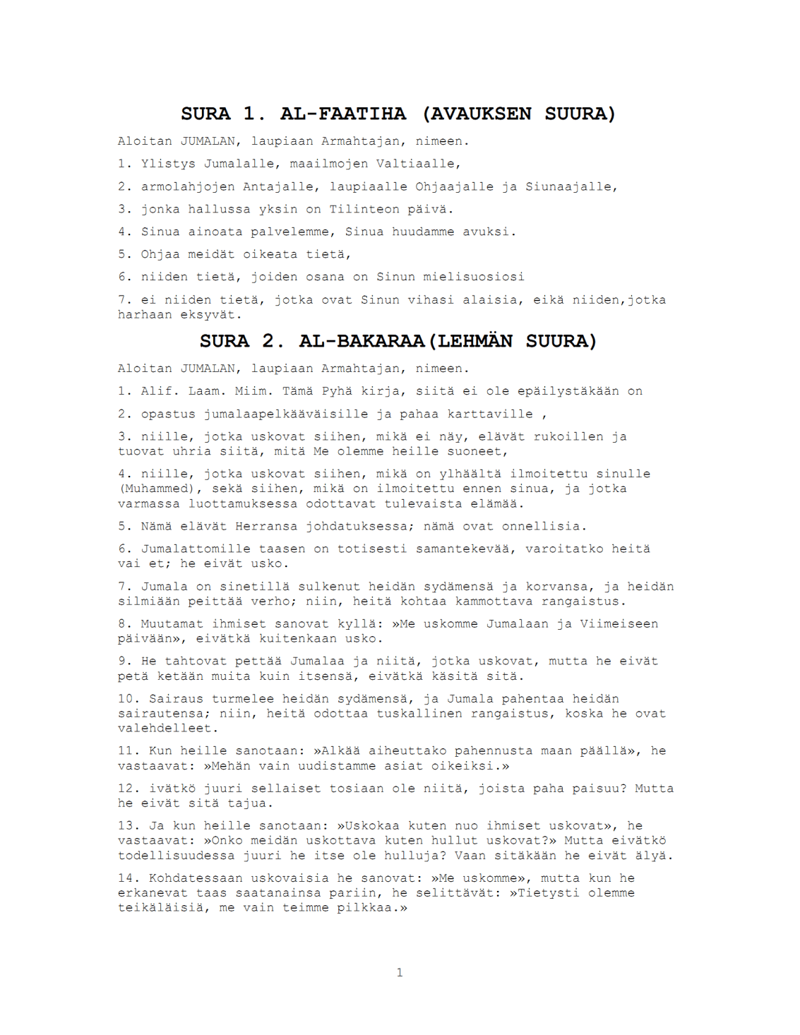 Quran Collection: The Noble Quran in English Language