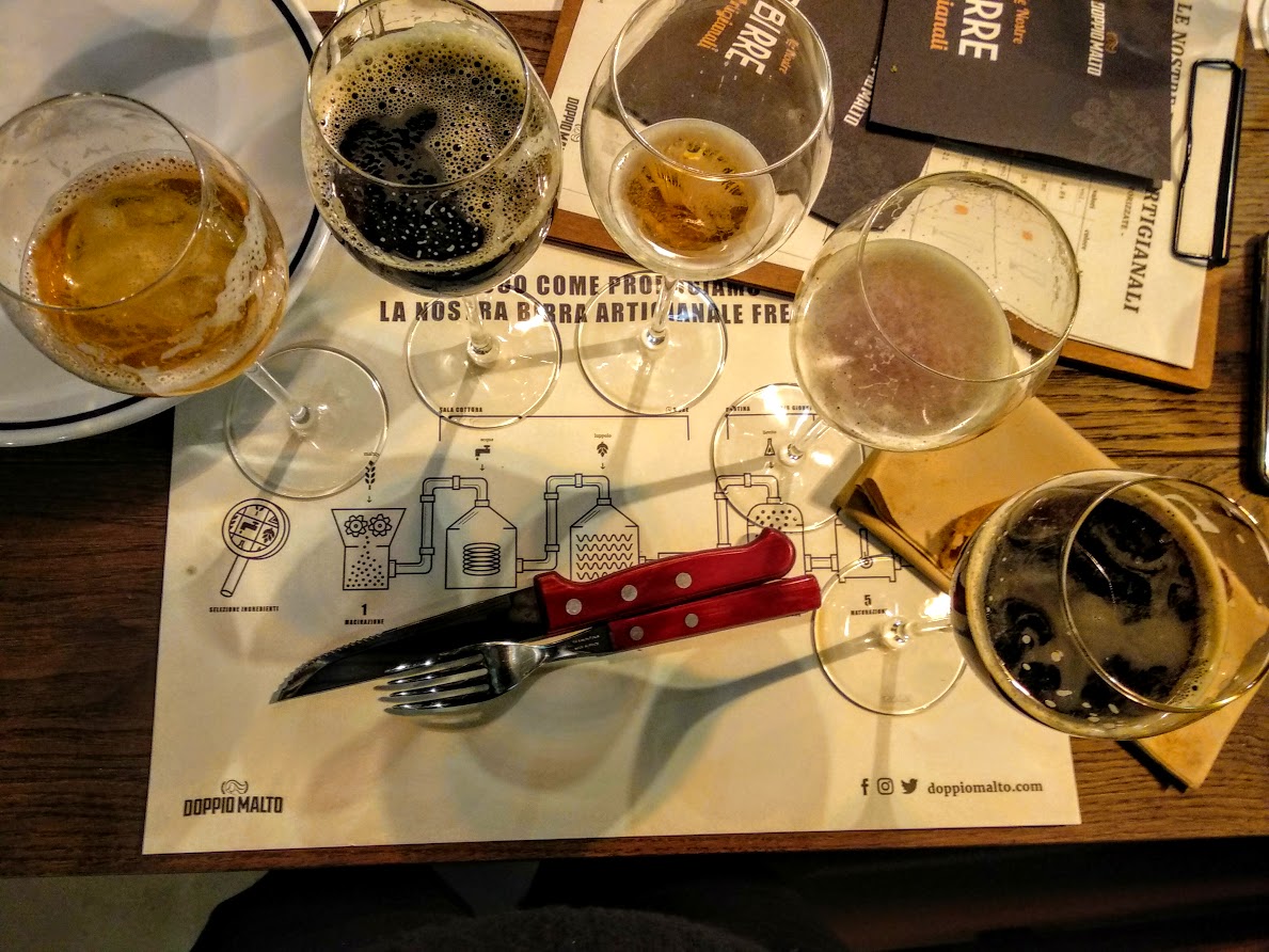 acqua e farina-sississima: Doppio Malto brew restaurant