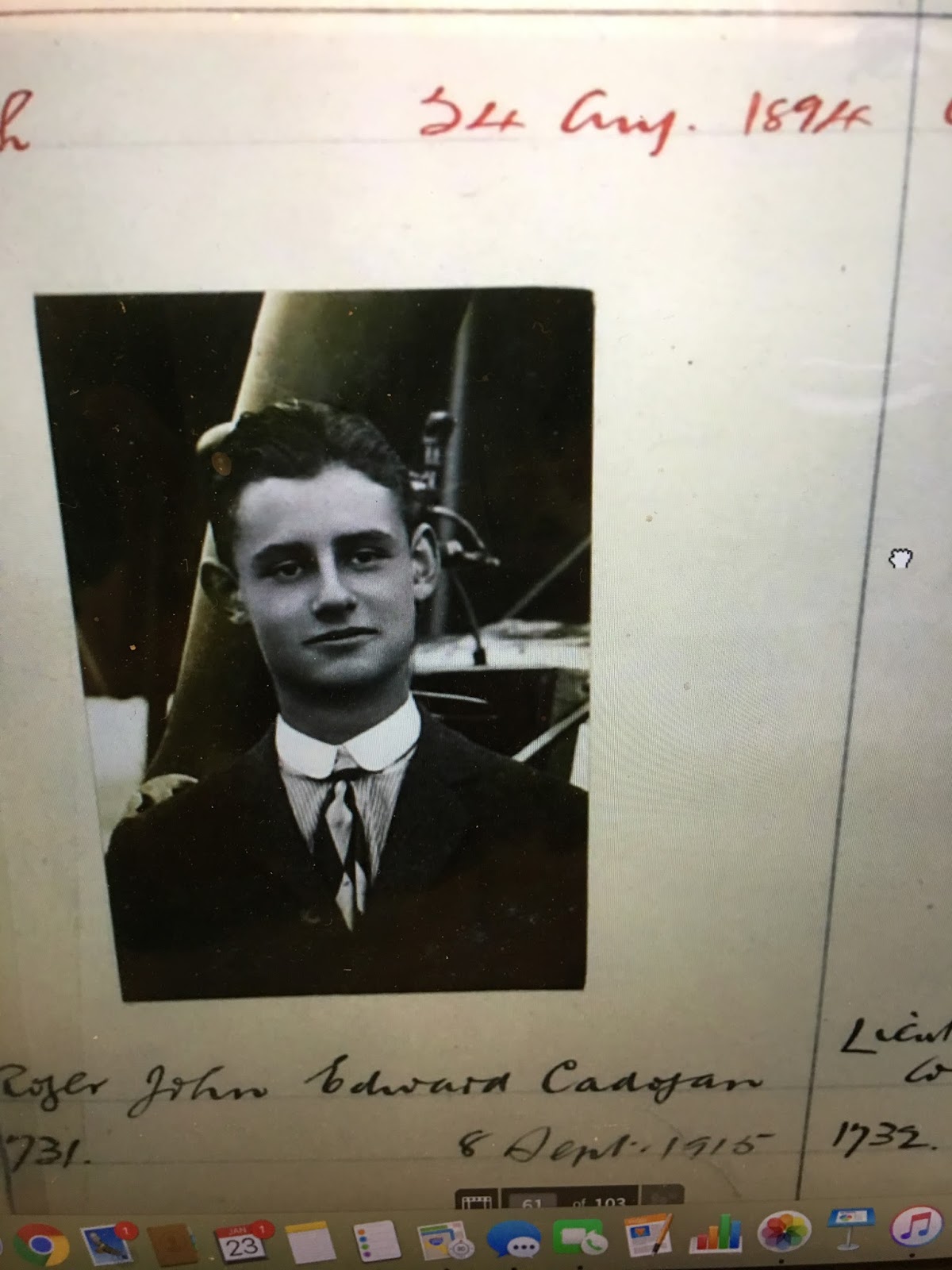 Military History: Lt Colonel Cadogan-Rawlinson