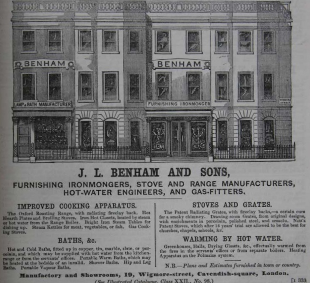 COSGB: Benham & Sons Ltd.