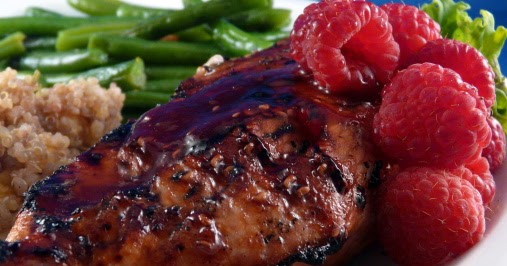 It's All in the Spice: Raspberry Glazed Grilled Chicken
