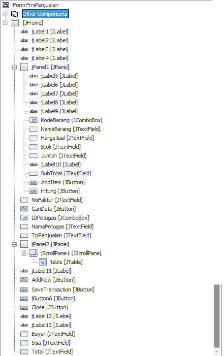 Membuat Desain Form Data Penjualan Dengan Netbeans - helmyntest