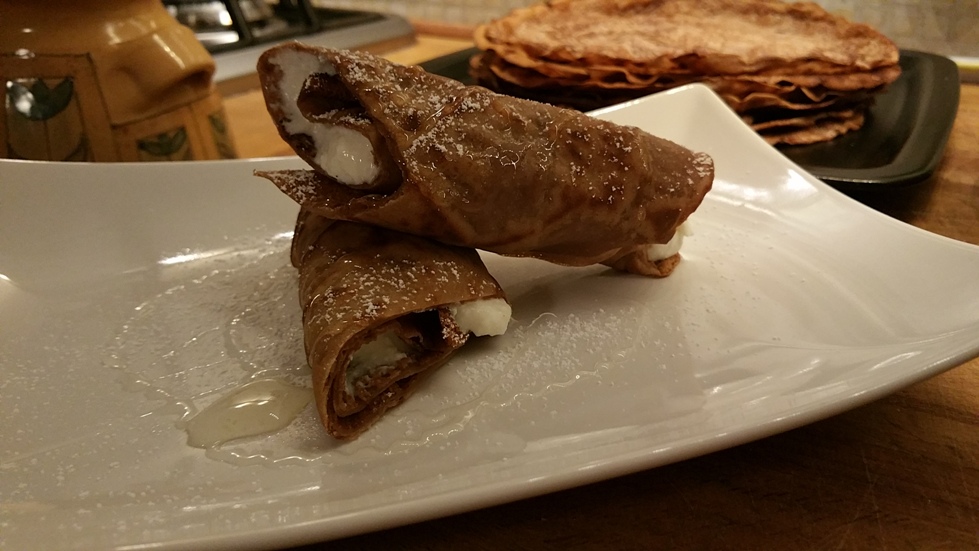 Necci alla ricotta - Túrós gesztenyepalacsinta - Chestnut pancakes ...