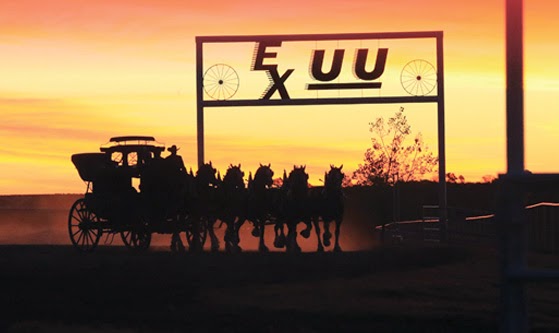 Hansen Wheel & Wagon Shop: Express Clydesdales at the UU Bar Ranch