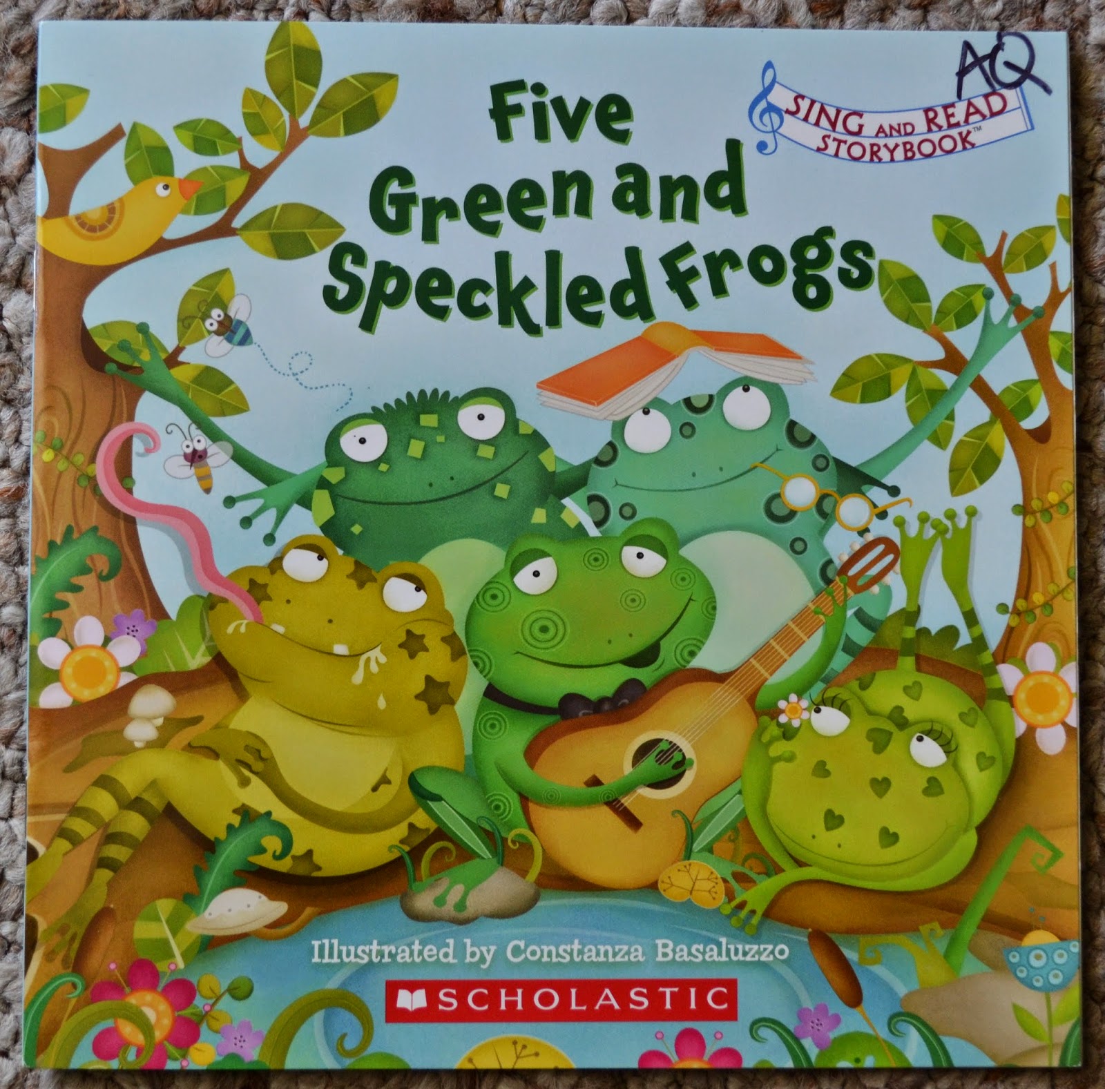 Book Blab - Blithering by a Book Lover: Five Green and Speckled Frogs ...