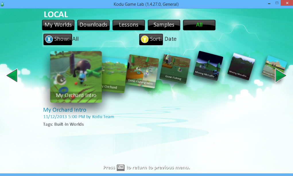 ගේම් හදන කෝඩු කාරයින්ට Microsoft KODU