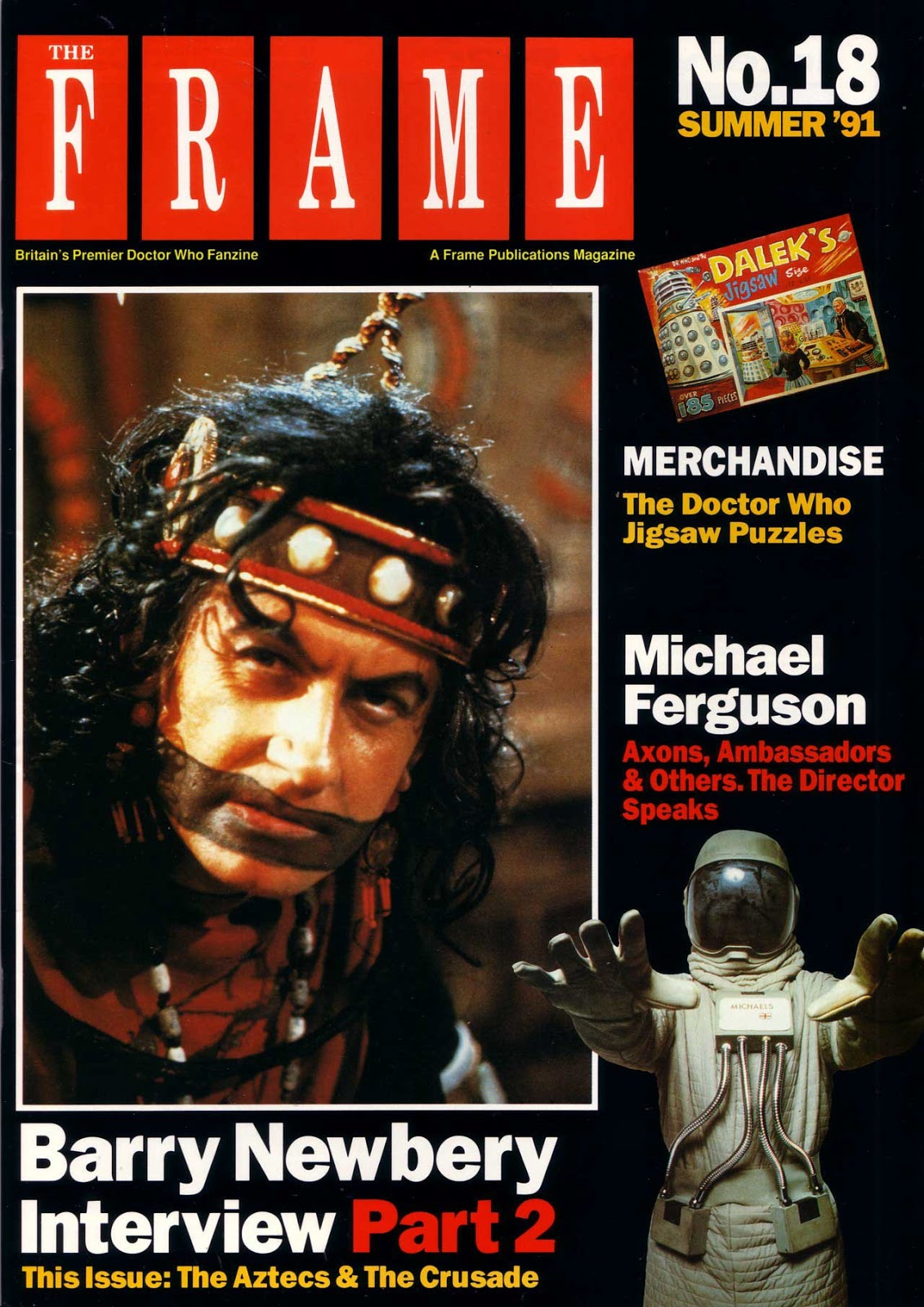 STARLOGGED - GEEK MEDIA AGAIN: 1987: DOCTOR WHO - THE FRAME FANZINE ...