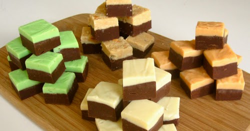 Simple Layered Flavored Fudge (with tons of flavor combinations) - The ...