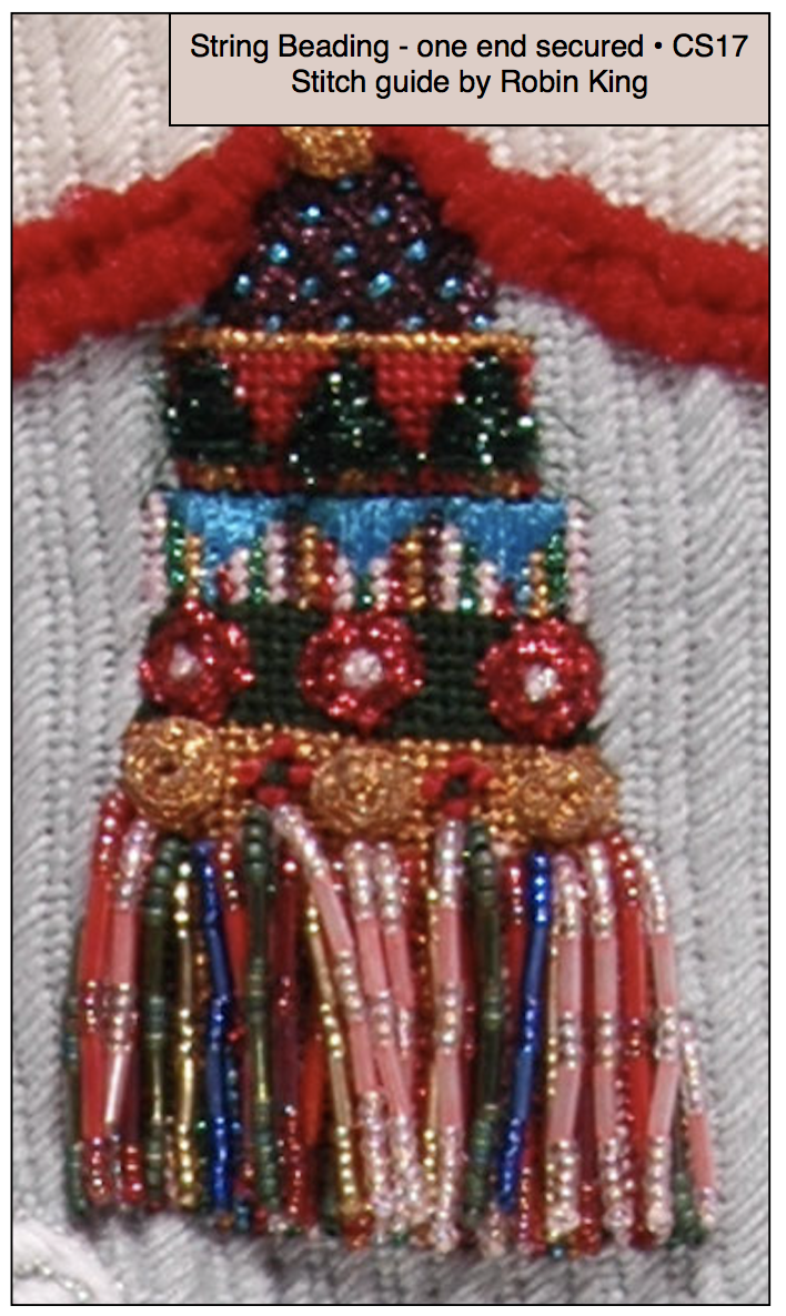 Needlepoint Study Hall: Beading Wrap-up
