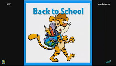 1st Grade Primary - Unit 1: "BACK TO SCHOOL" | ENGLISH LANGUAGE ...