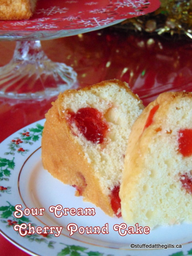 Sour Cream Cherry Pound Cake