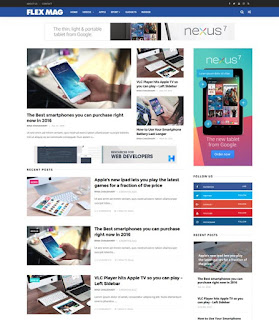 FlexMag responsive blogger template | Idea Themes