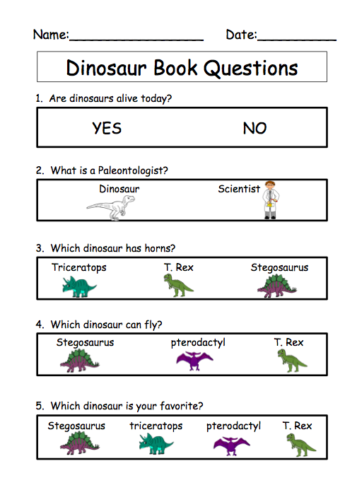 Autism Tank: November Science: Dinosaurs