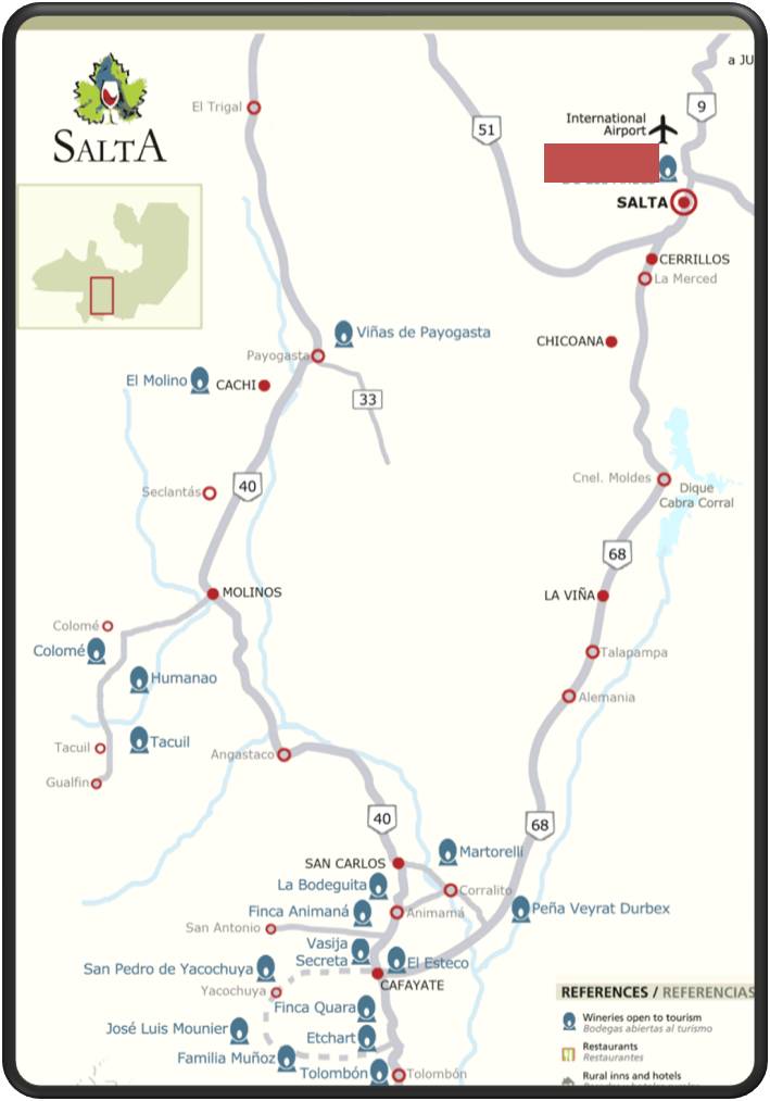 Visiter les caves Argentines: Route des vins de Salta - Ruta del Vino ...