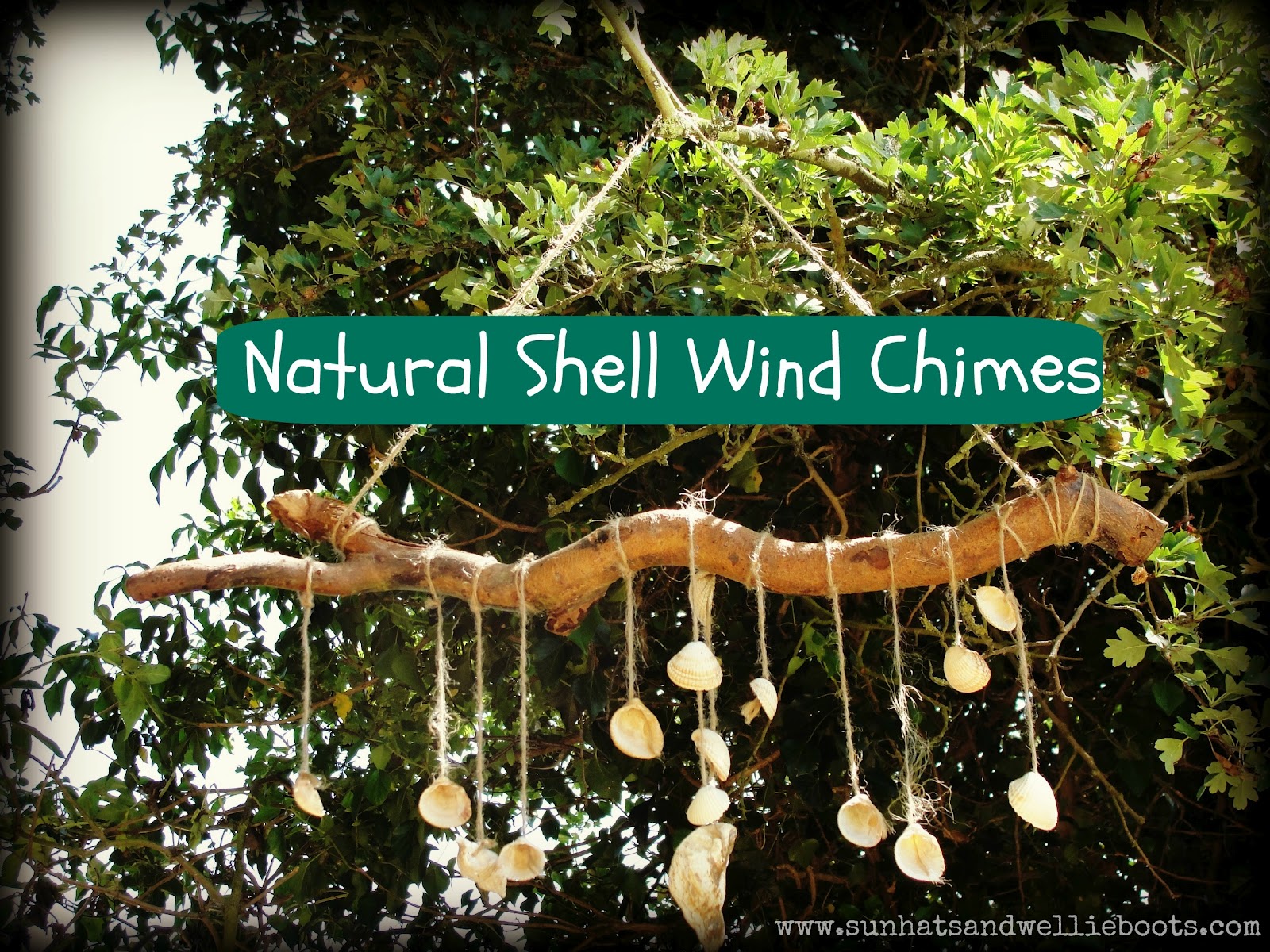 Sun Hats & Wellie Boots: Nature Wind Chimes Created With Shells