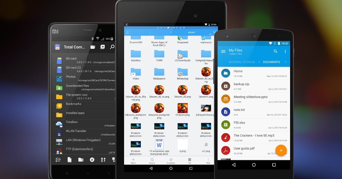 Los 7 mejores exploradores de archivos para Android | La Cueva de Android