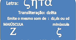 Aprendendo Grego Bíblico: Letra Dzêta do alfabeto grego