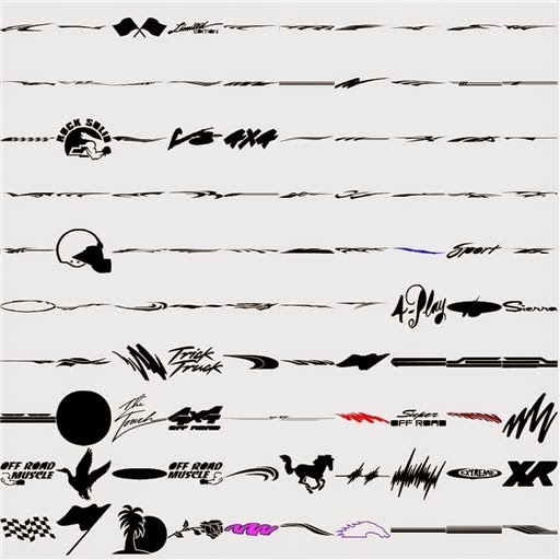 Contoh Cutting Sticker ~ Jual 10.000 Desain Cutting Sticker