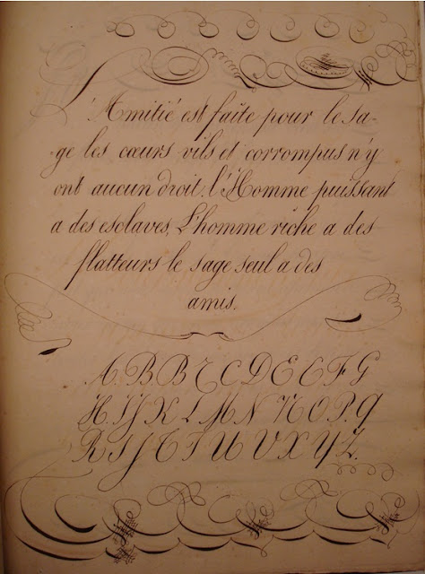 BIBLIOTYPES: Ménard, E: Cahier d'écriture