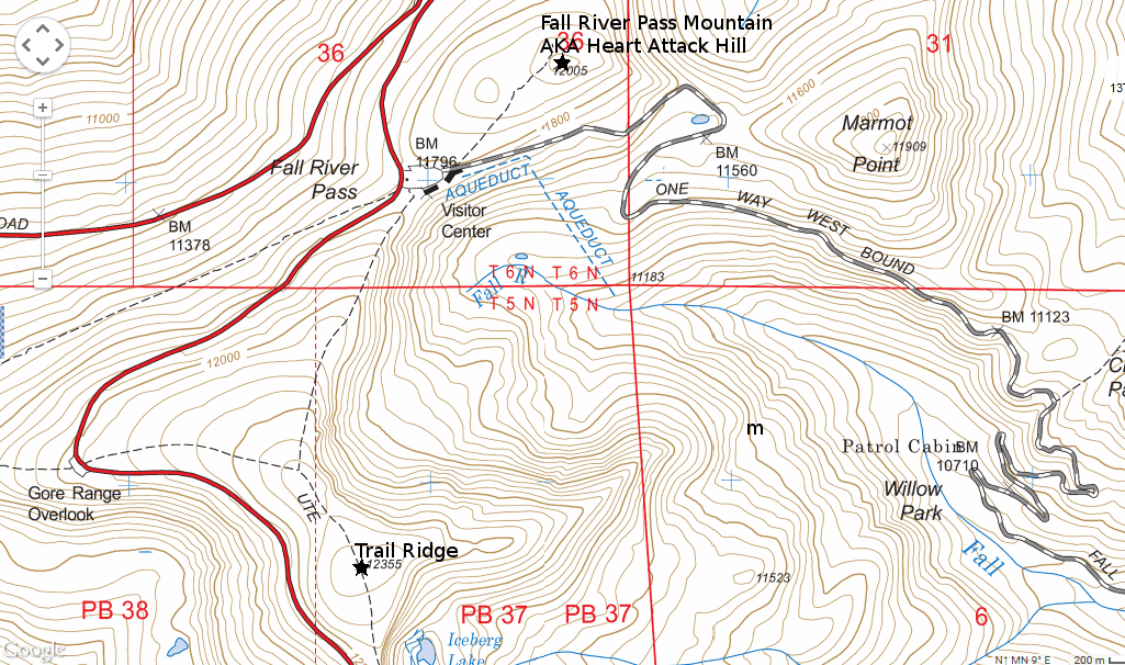 Trail Ridge Road Map