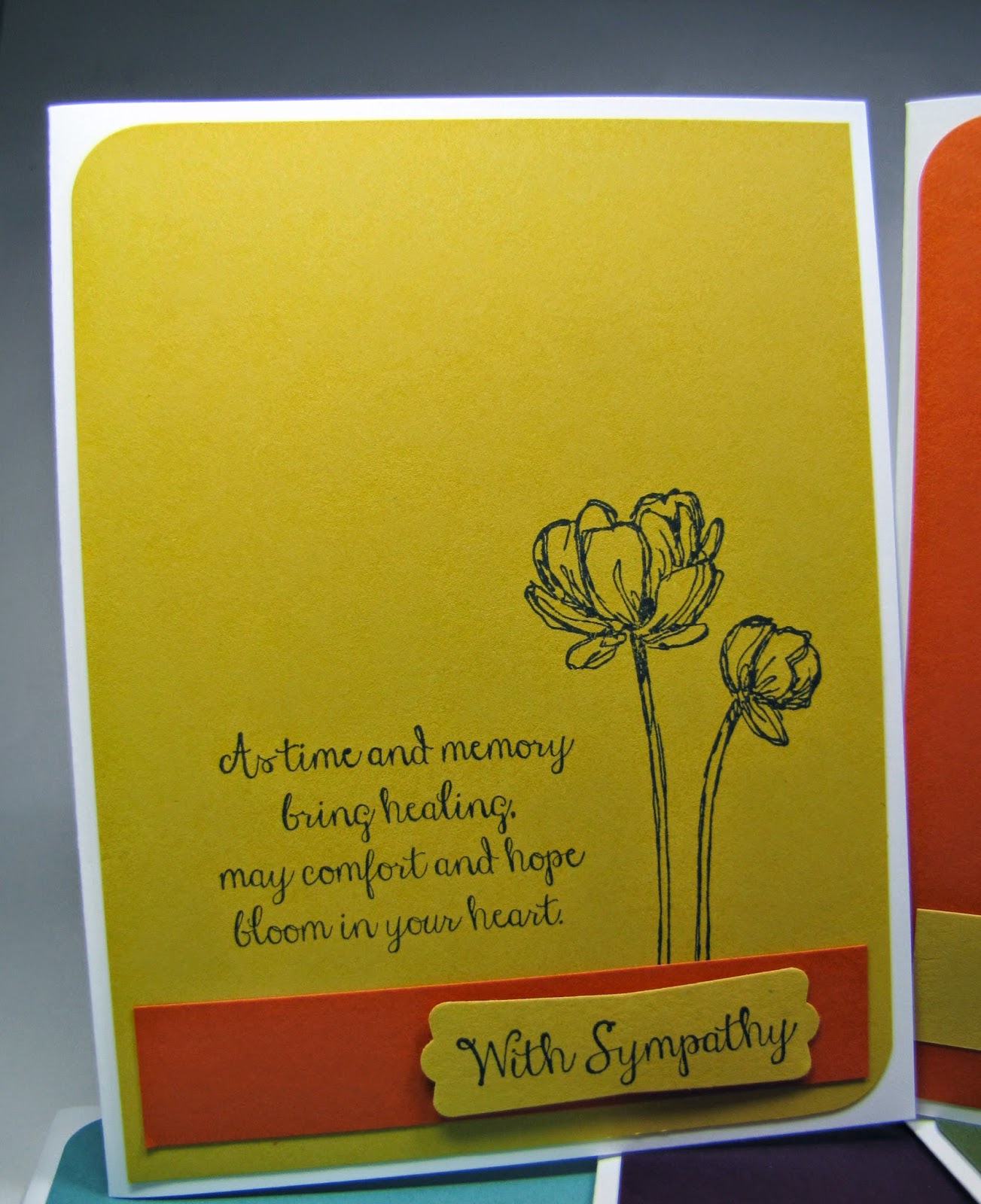 Maddiebug Designs: 2014-2016 In Color Sympathy Cards
