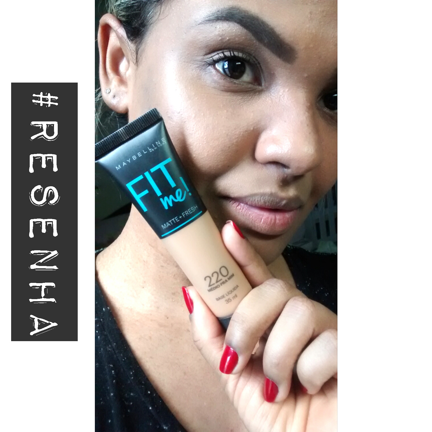 Divina Borboleta : Resenha: Base Fit me Maybelline