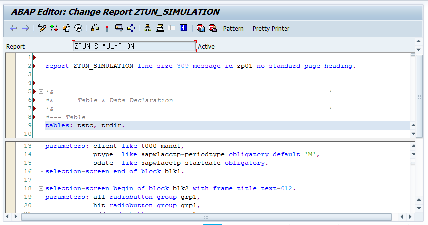 Abap Tip Note Abap Tip Editor Screen Splitter