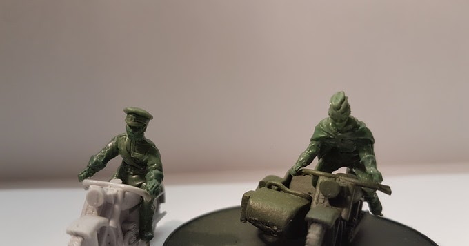 Tabletop Fix: Dog Tag Miniatures - WW2 Motorbike Units Kickstarter
