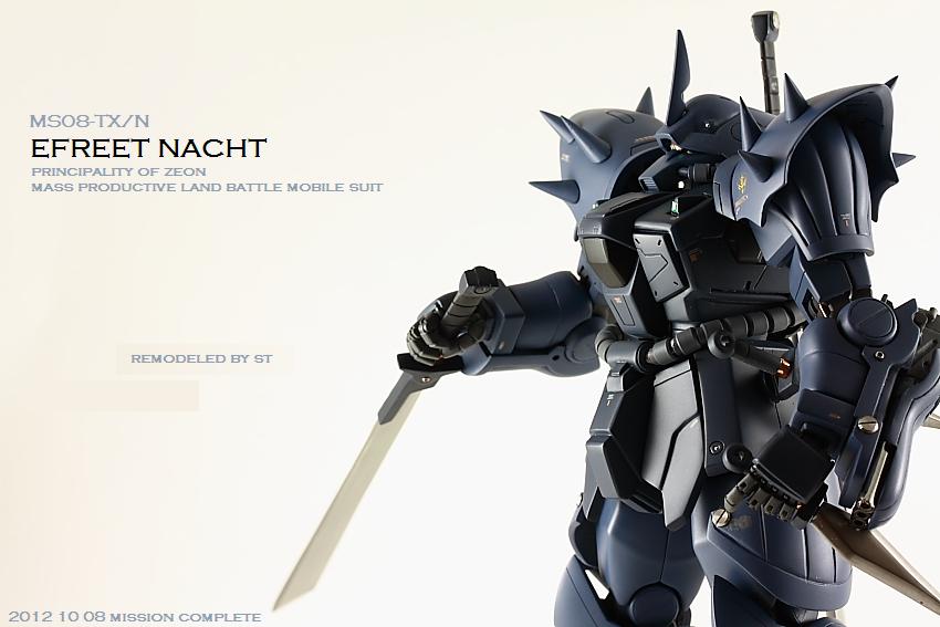 GUNDAM GUY: MG MS08-TX/N Efreet Nacht - Custom Build