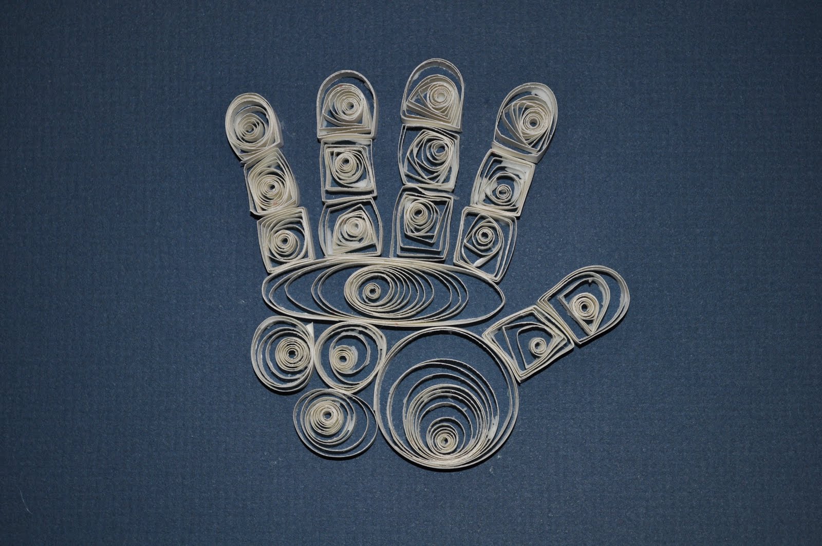 Hands on Year: Quilled Hand