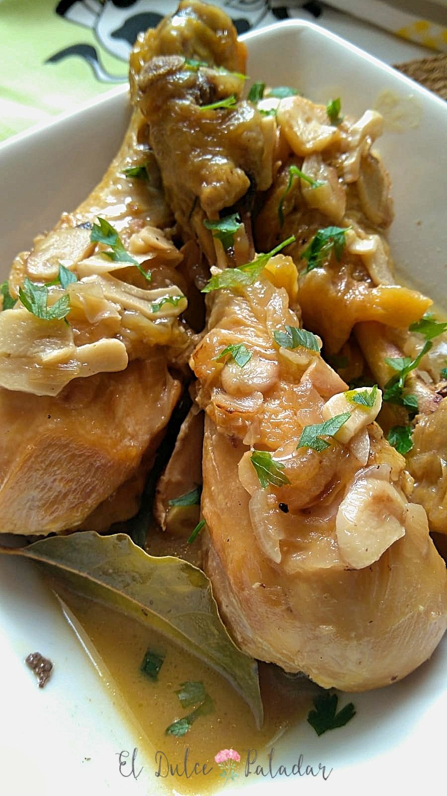 Pollo al ajillo, receta tradicional - El dulce paladar