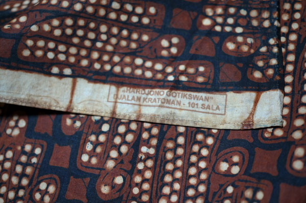 Parang Gurdo Batik K.R.T. Hardjonagoro "Go Tik Swan" (P0085) - Batik Antik