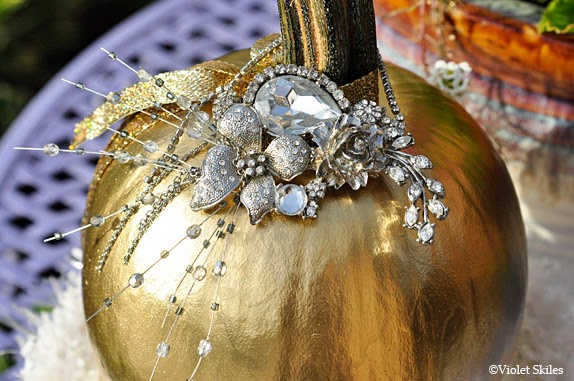 Create Beauty: Glam Pumpkins