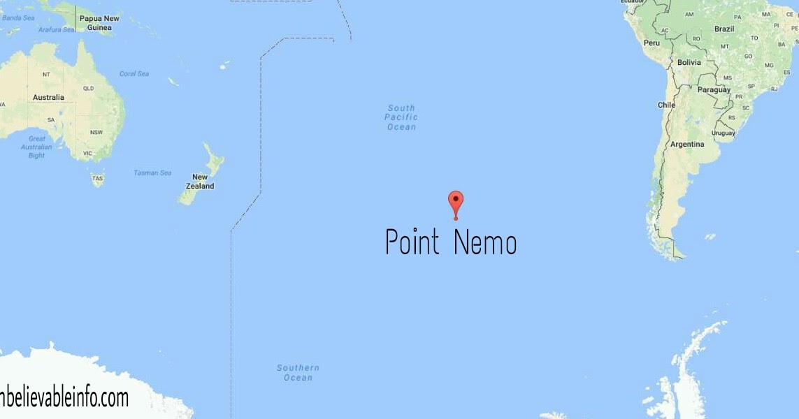 Point Nemo - The Point In The Ocean Furthest From Land - Unbelievable Info
