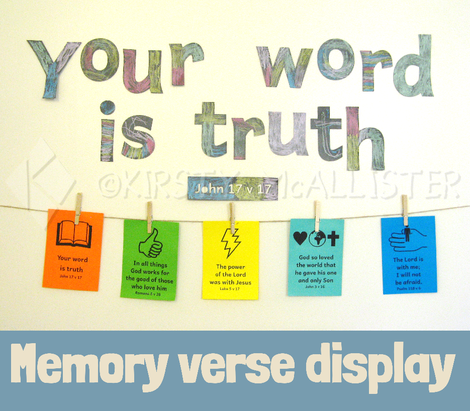 Miscellany of Randomness: Memory verse display