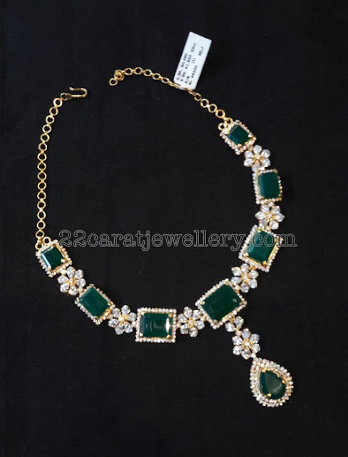 CZ Set by Sri Mahalaxmi Jewellers - Jewellery Designs