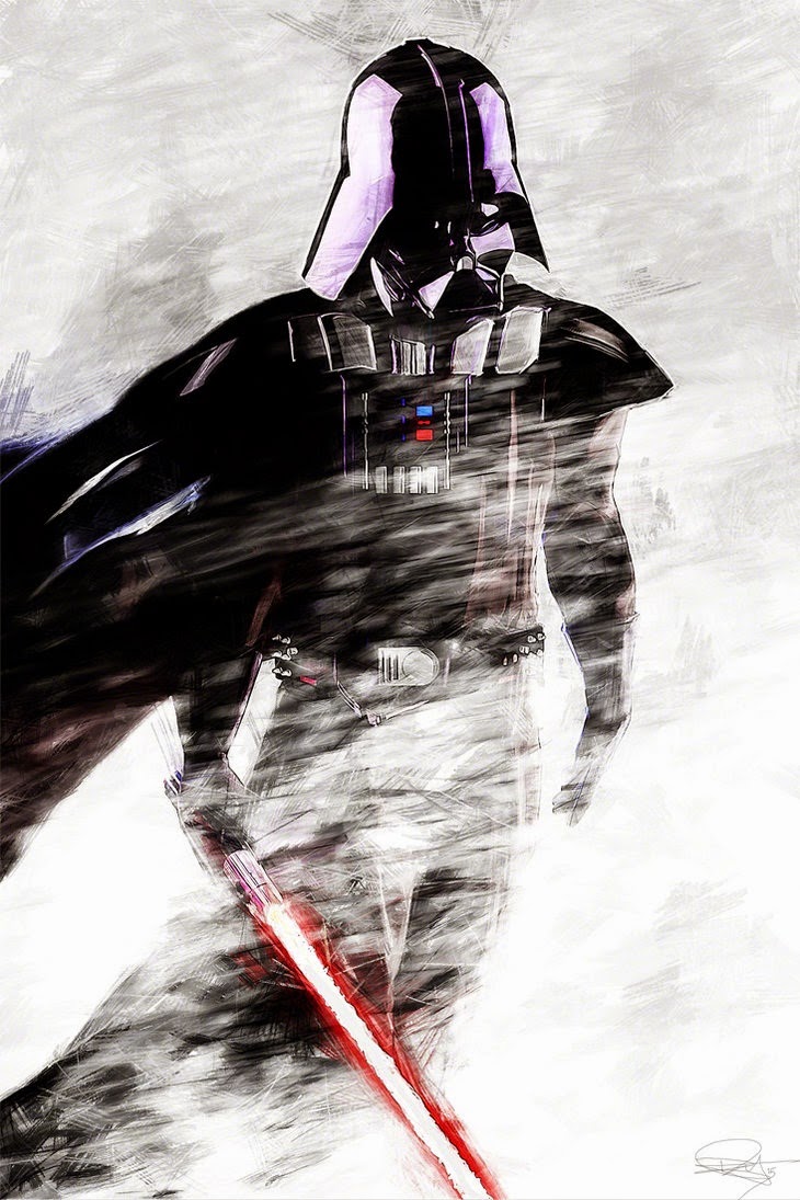 Star Wars Dream Factory: Fant Art: Darth Vader caminando por la nieve y ...