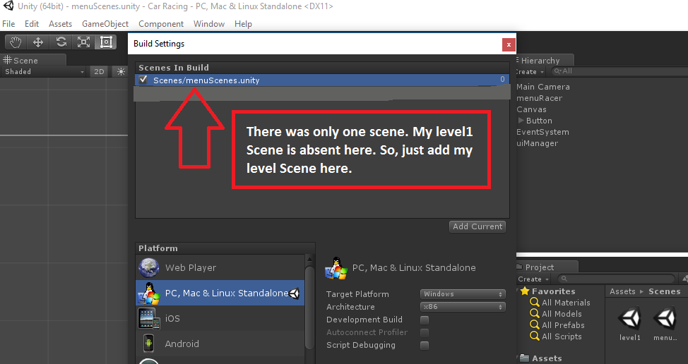 Level Leveltoload 1 Couldn T Be Loaded Unity Forum