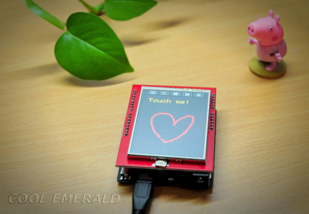 Cool-Emerald: TFT LCD Touch Screen - ILI9341