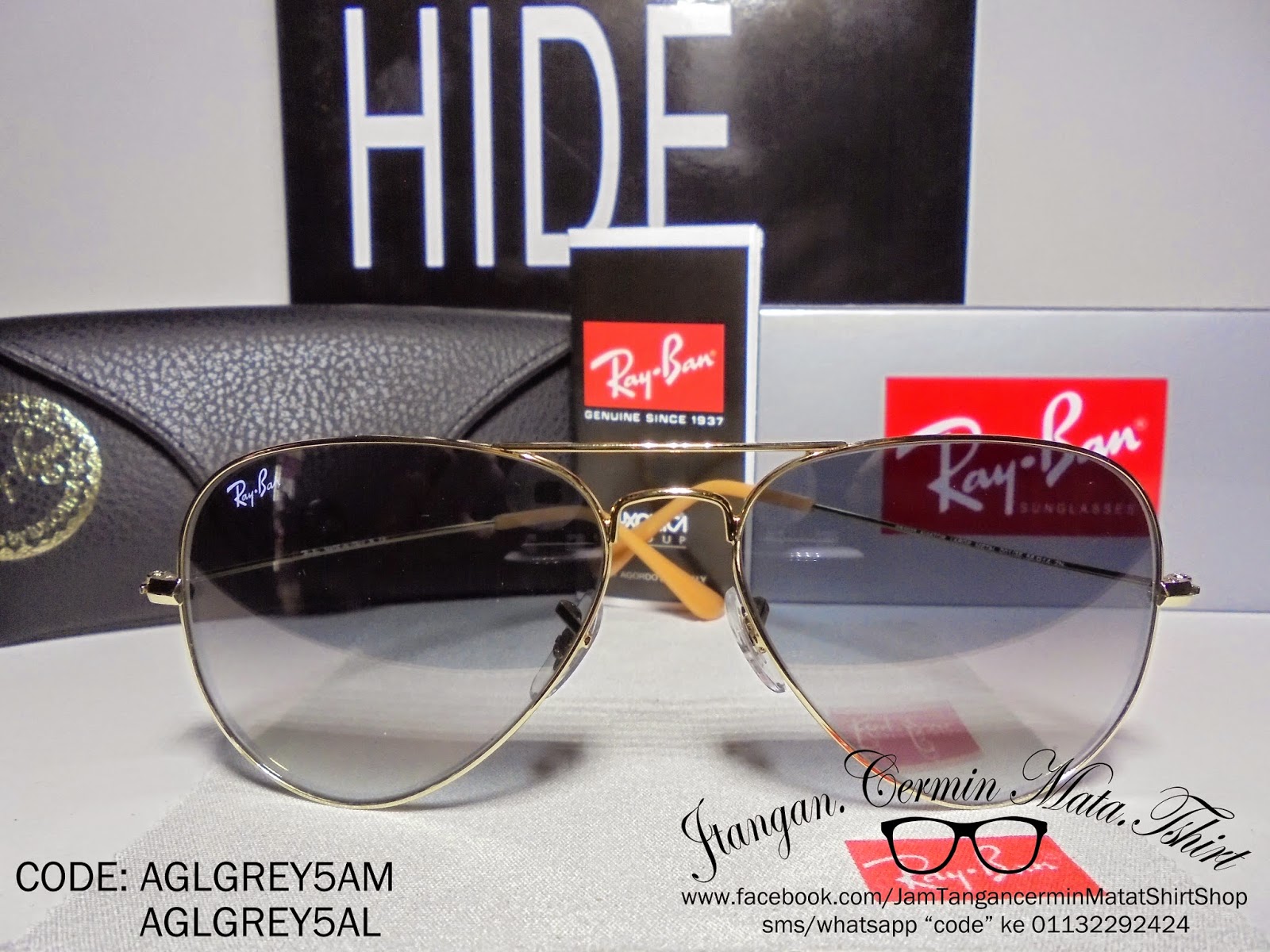 KOLEKSI CERMIN MATA RAY BAN: RAY BAN AVIATOR LARGE METAL COLLECTIONS