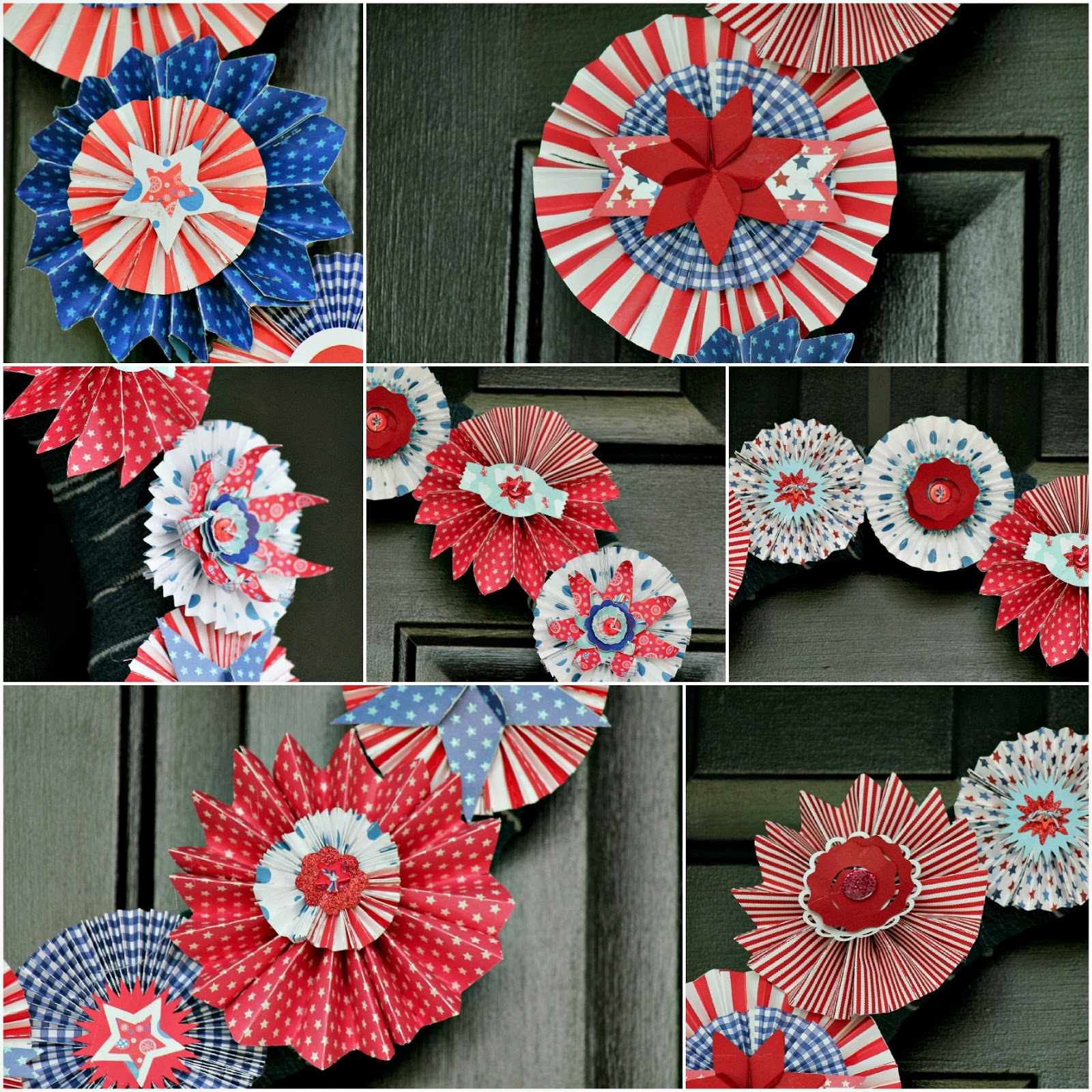 Musings: Pinterest Inspired: 4th of July Wreath