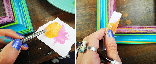 Jules Madden: DIY Painted Picture Frame