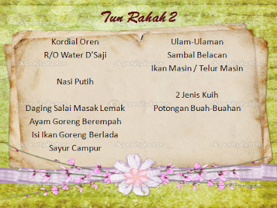 Dewan Besar Tun Rahah: Package