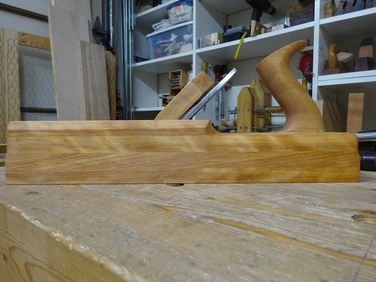 Woodworking in a Tiny Shop: Wooden Jack Plane Build - Final