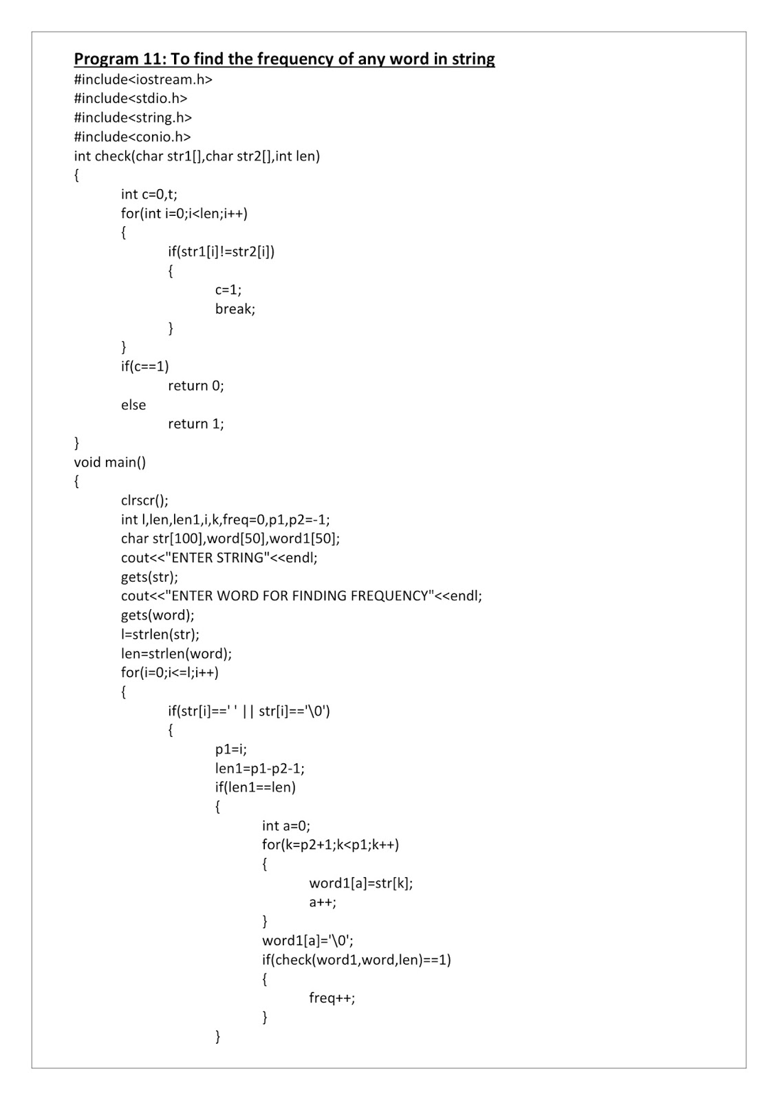 Class 12 Computer Practicals