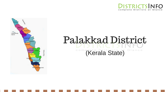 Palakkad District With talukas in Kerala State